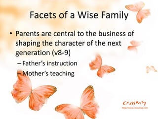 TMCPJ Wholesome Family Camp - #03 Being A Wise Family by Dr. Herbert ...