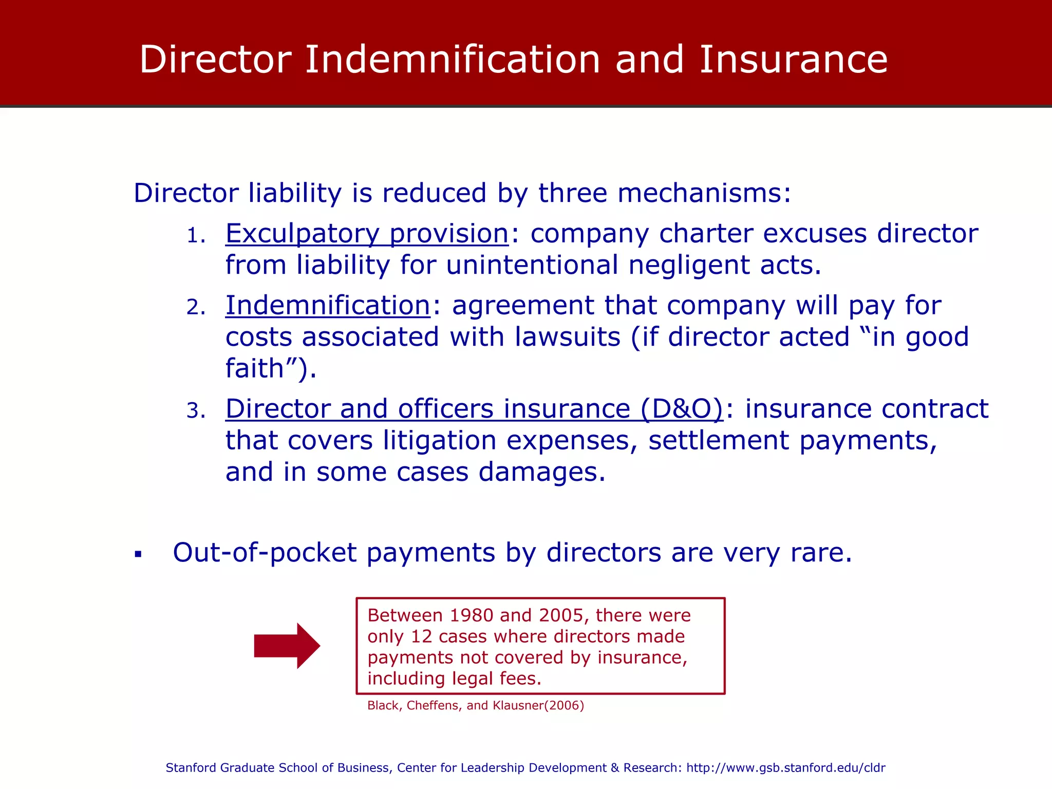Board of Directors: Duties and Liabilities - Quick Guide | PDF