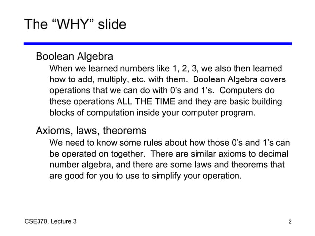 03 boolean algebra | PPT