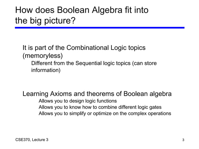 03 boolean algebra | PPT