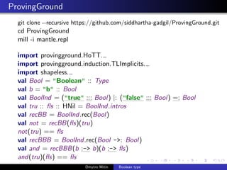 03 - Scala. Boolean type | PPT
