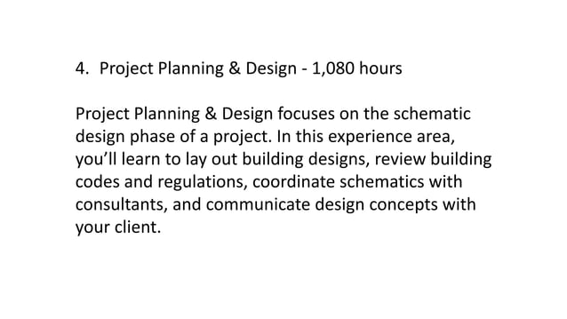 The Architectural Registration Process | PPT