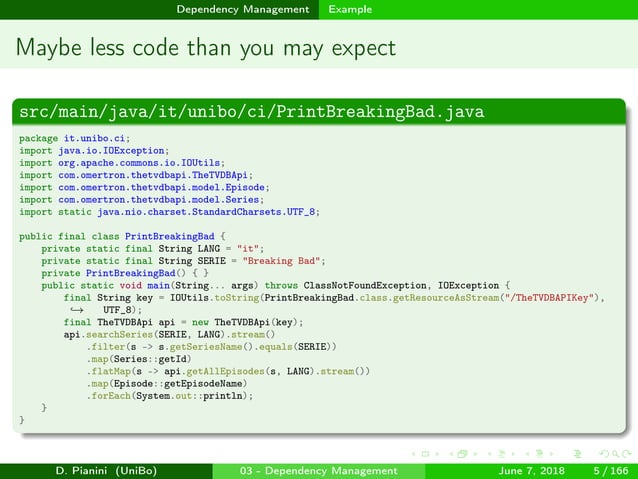 Enforce reproducibility: dependency management and build automation | PPT