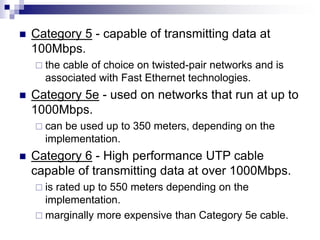 03 - Cabling Standards, Media, and Connectors.ppt