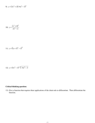 03 chain rule | PDF