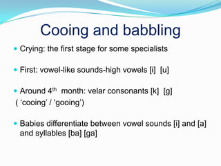 First Language Acquisition Part 2 | PPTX