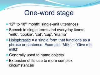 First Language Acquisition Part 2 | PPTX