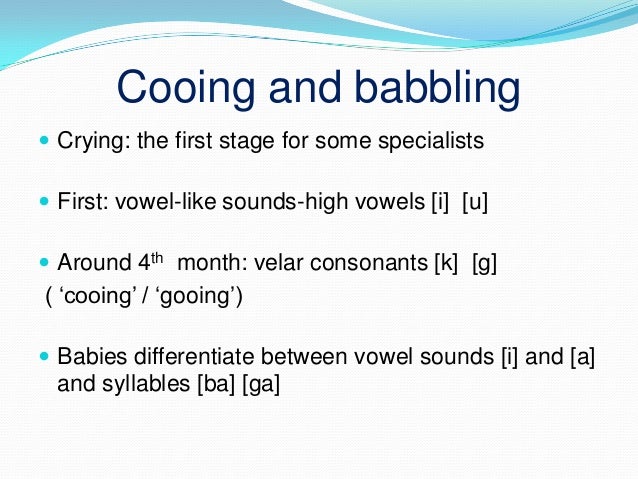 First Language Acquisition Part 2