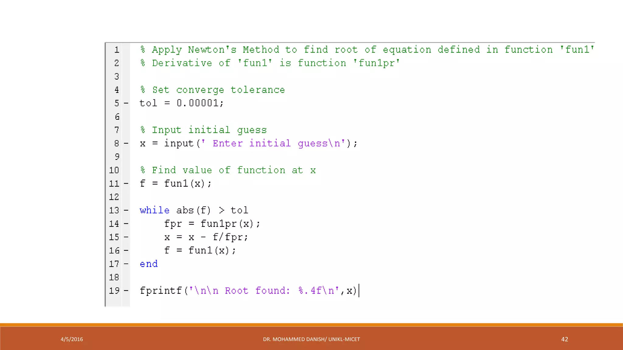 03 Chapter Matlab Finite Precision Arithmatic Ppt 8708