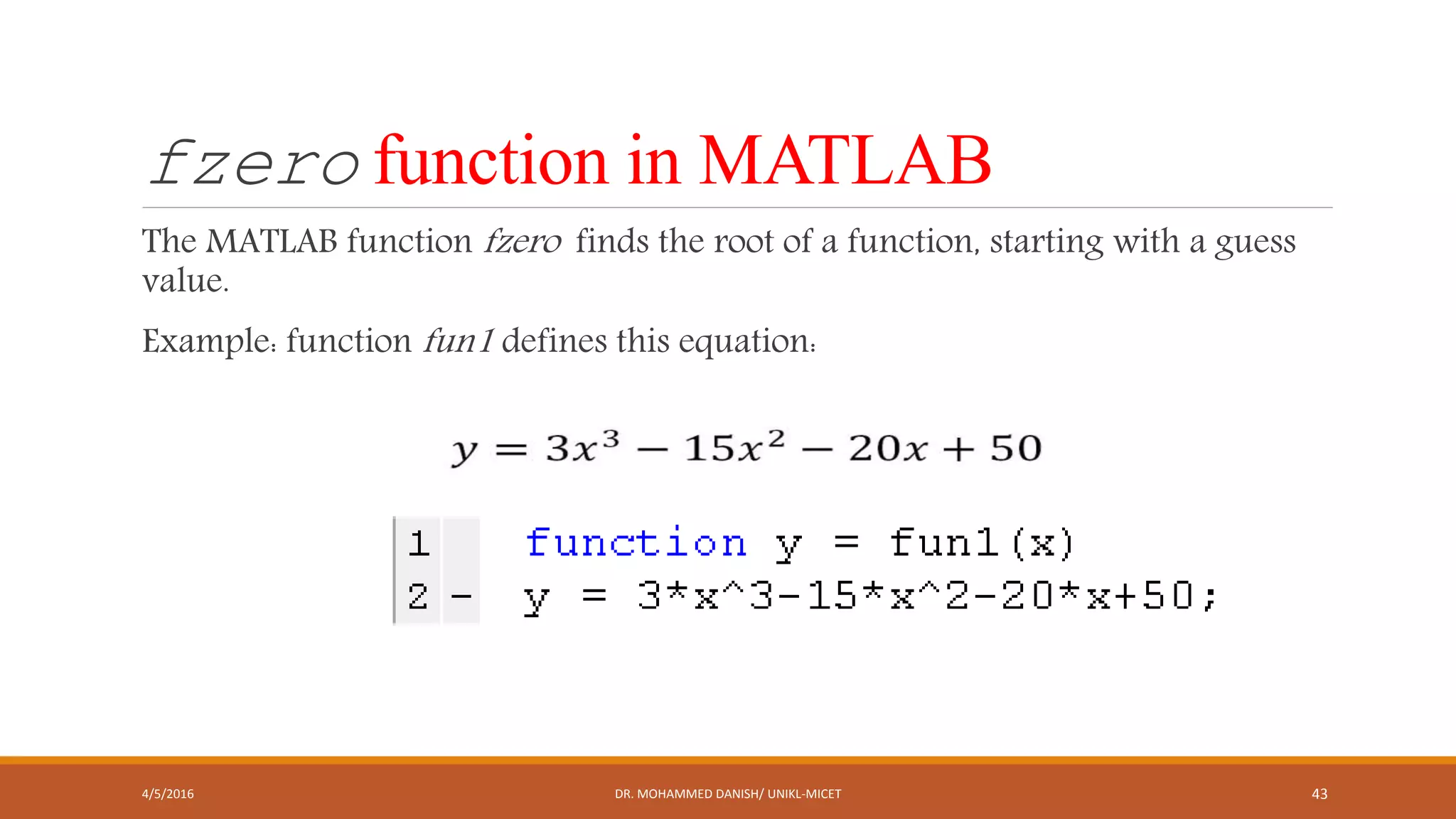 03 Chapter MATLAB finite precision arithmatic | PPTX
