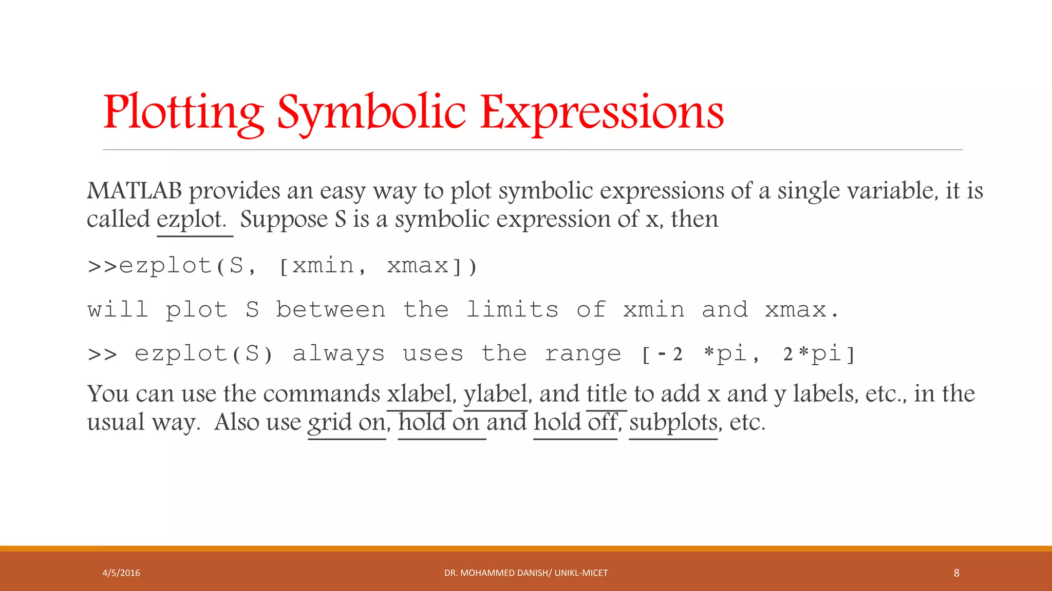 03 Chapter MATLAB finite precision arithmatic | PPTX