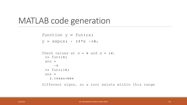 03 Chapter MATLAB finite precision arithmatic | PPT