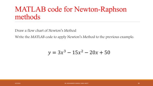 03 Chapter Matlab Finite Precision Arithmatic Ppt Free Download