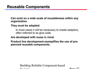 Architecting Component-Based Systems | PPT | Operating Systems | Computer Software and Applications