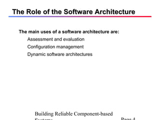 Architecting Component-Based Systems | PPT | Operating Systems | Computer Software and Applications