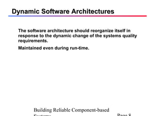 Architecting Component-Based Systems | PPT | Operating Systems | Computer Software and Applications