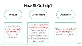 SRE Demystified - 03 - Choosing SLIs and SLOs | PDF