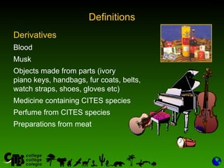 CITES Definitions | PPT