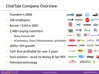 ClickTale - NOAH12 San Francisco | PPT