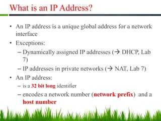 03 coms 525 tcpip - ip address | PPT