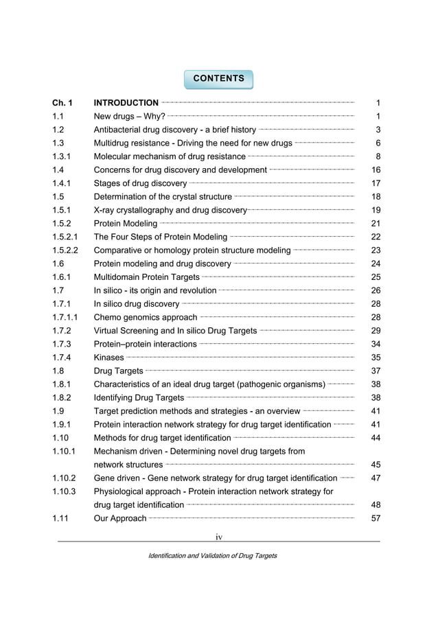 Table of Content - Thesis | PDF | Pharmaceutical Industry | Industries