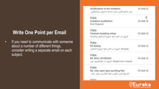 Corporate Etiquette - Email Etiquette | PPTX