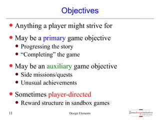 Design Elements of Computing Game | PPT