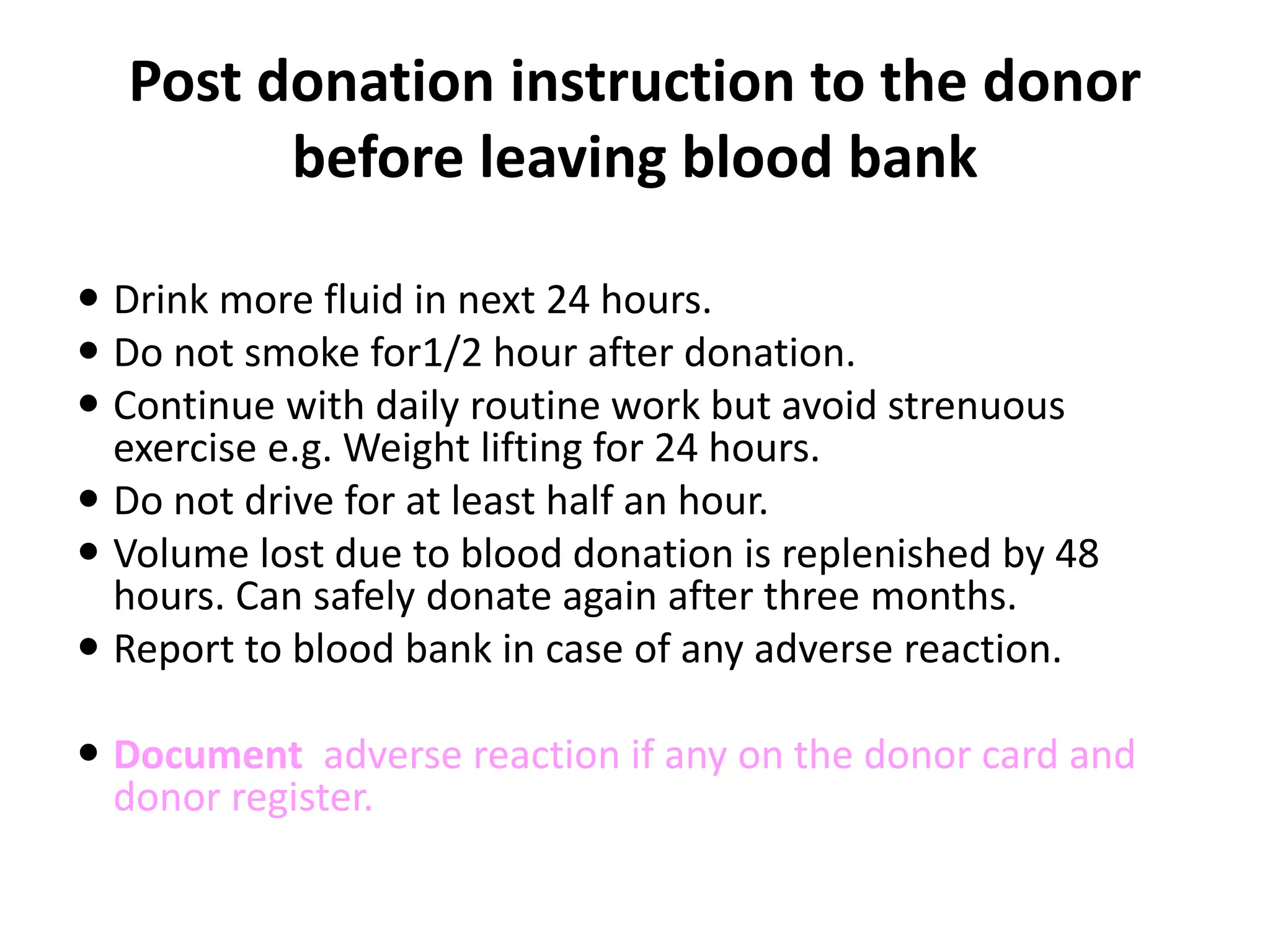 donor selection criteria | PPTX