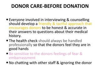 donor selection criteria | PPTX