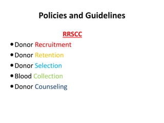 donor selection criteria | PPTX