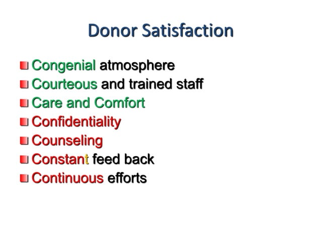 donor selection criteria | PPTX