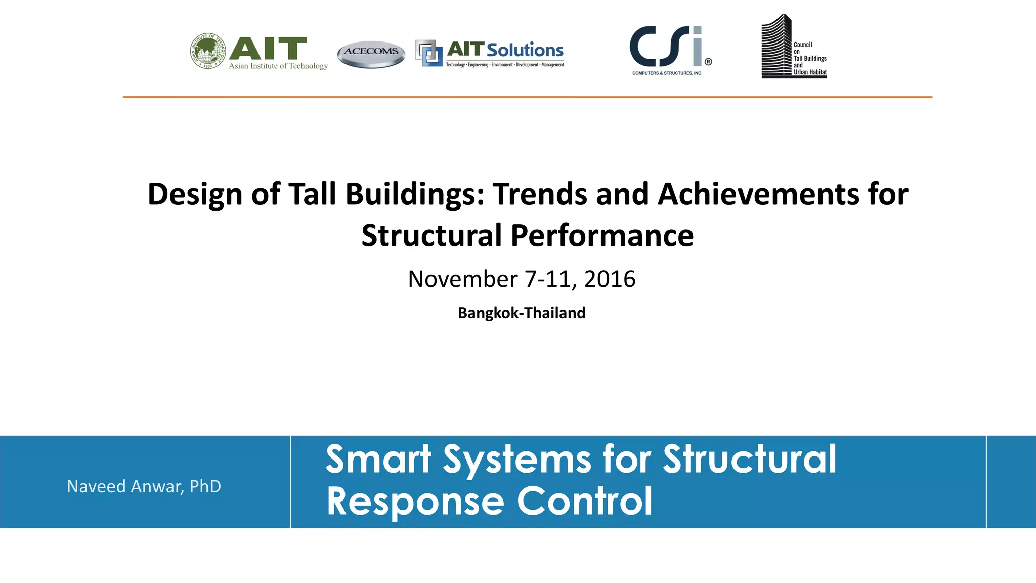 Smart Systems for Structural Response Control | PPT