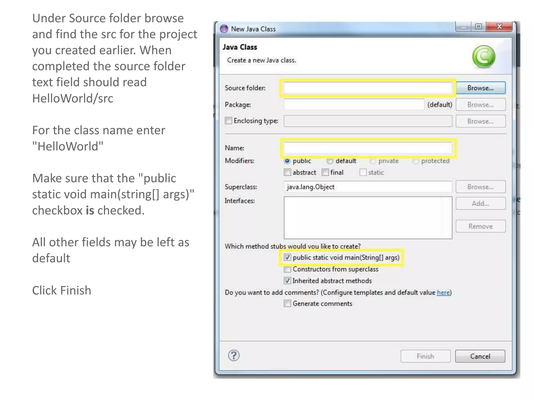 03 eclipse basics & hello world | PPT