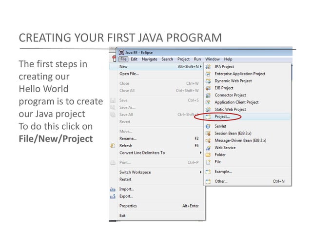 03 Eclipse Basics And Hello World Ppt