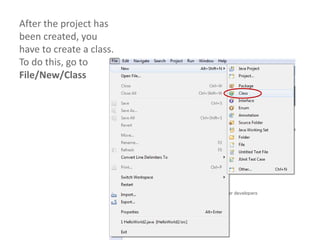 03 eclipse basics & hello world | PPT