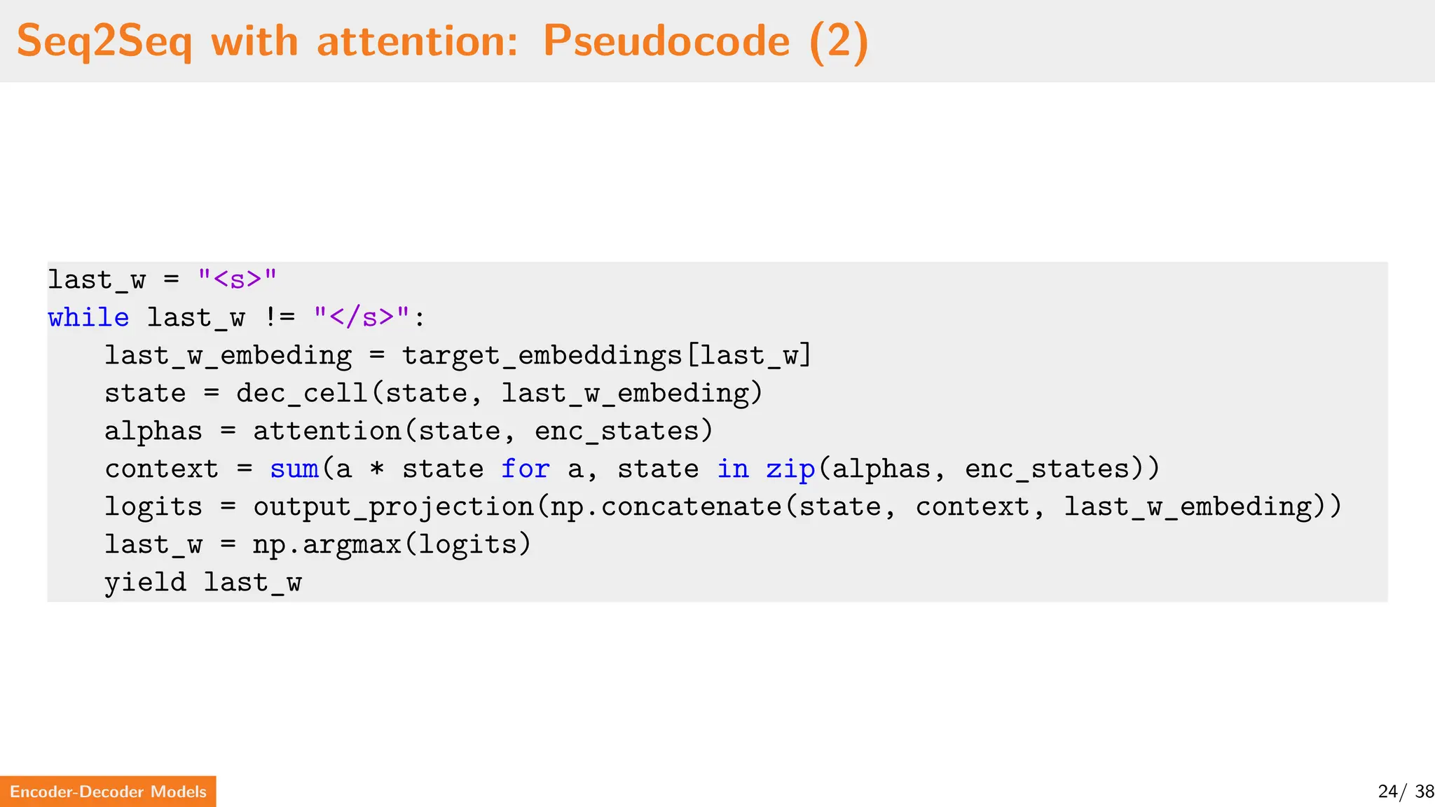 encoder and decoder for language modelss | PDF