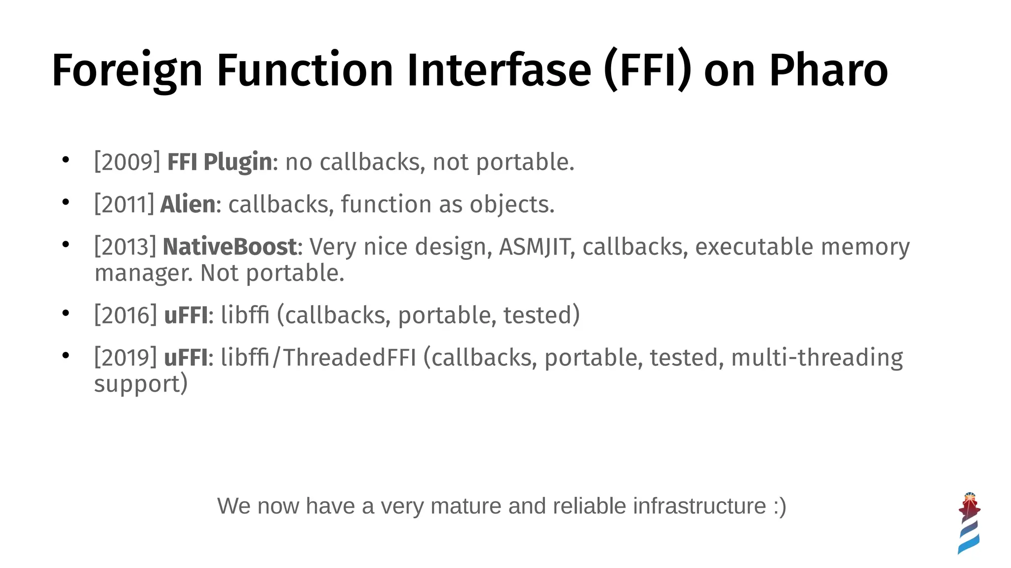 Bridging the gap: Streamlining Pharo FFI Bindings | PPT