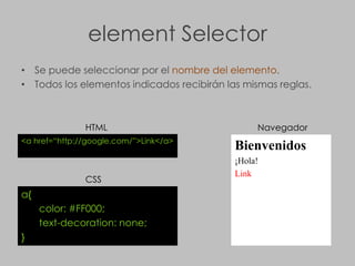 Conceptos Básicos CSS | PPTX