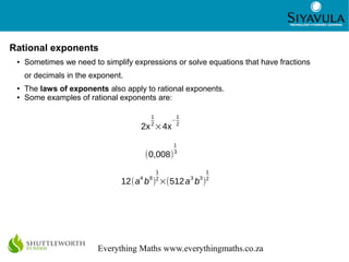 Exponents | ODP