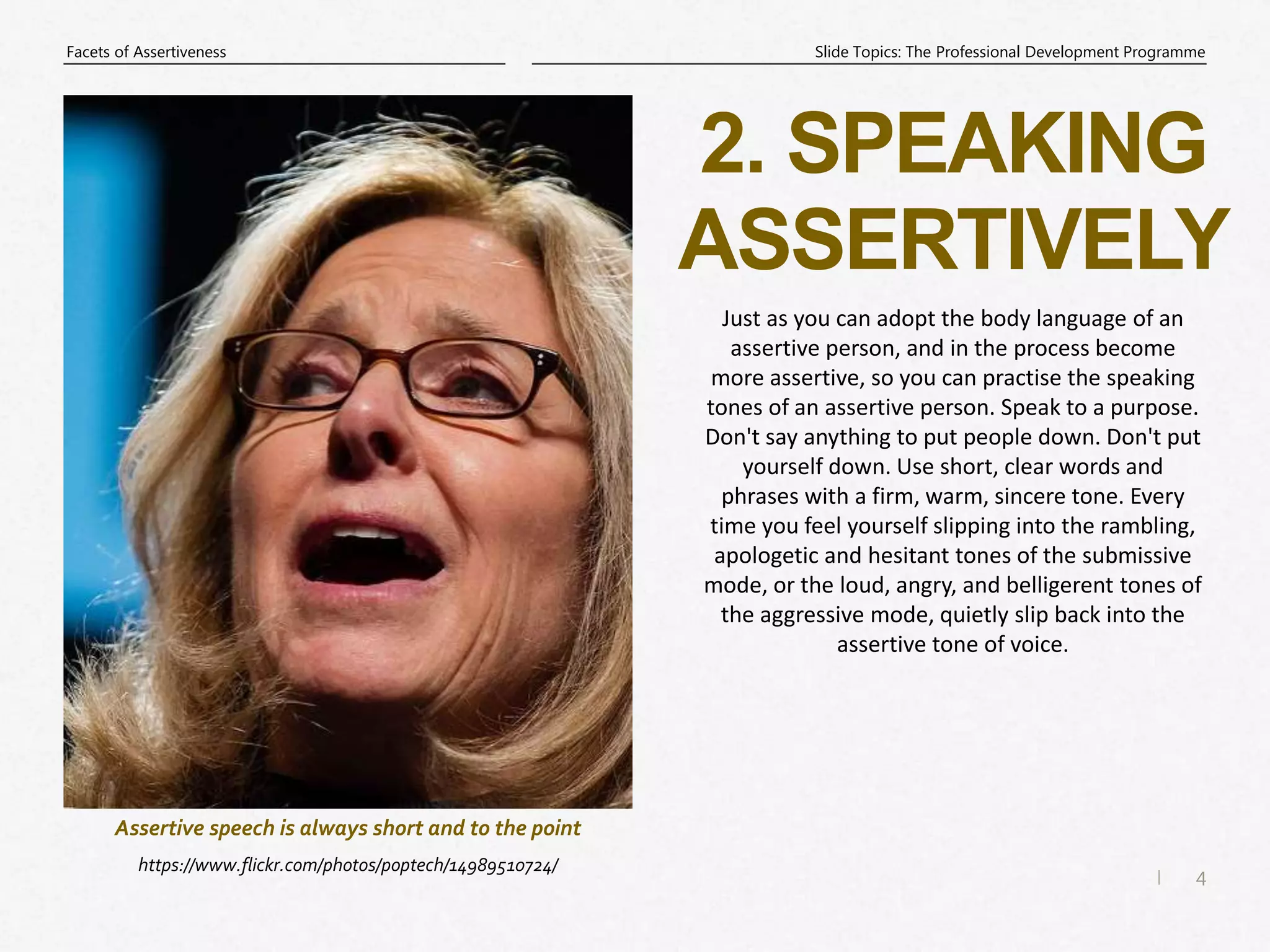 Facets Of Assertiveness Ppt