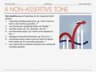 Facets of Assertiveness | PPT