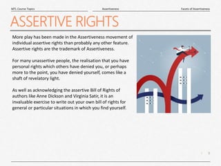 Facets of Assertiveness | PPT