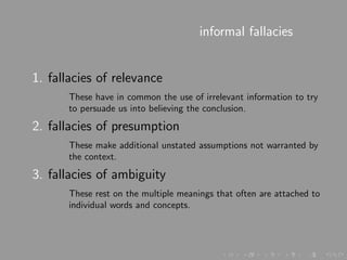 03 fallacies | PPT
