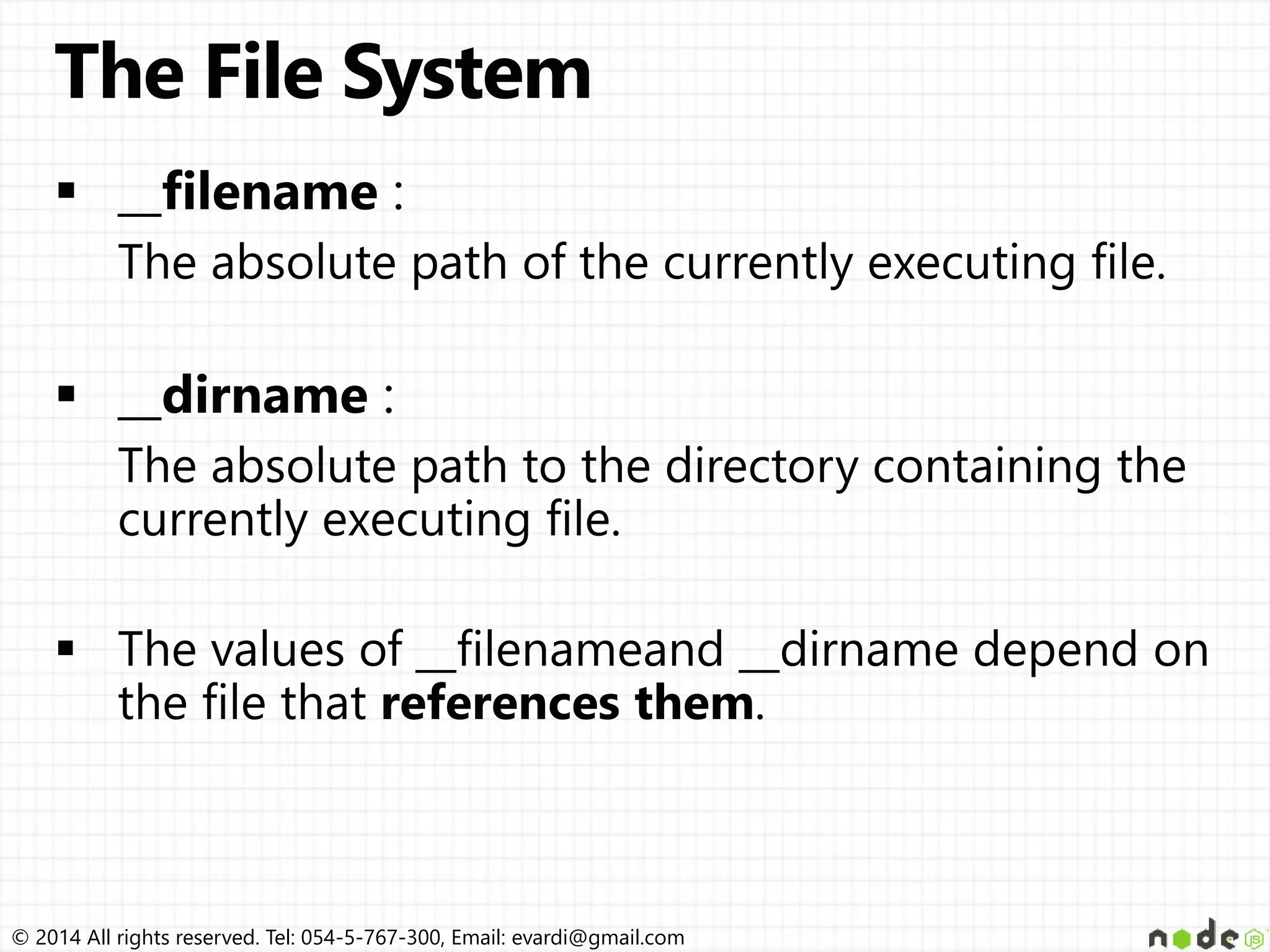Node.js File system & Streams | PPTX