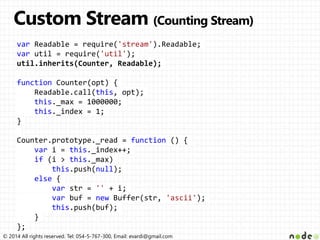 Node.js File system & Streams | PPTX