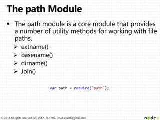 Node.js File system & Streams | PPTX