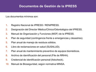 Formalización y Operatividad del Consultorio Odontológico ...
