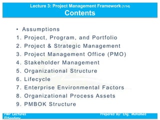 PMP Preparation - 03 Framework | PPTX | Business | Business and Finance