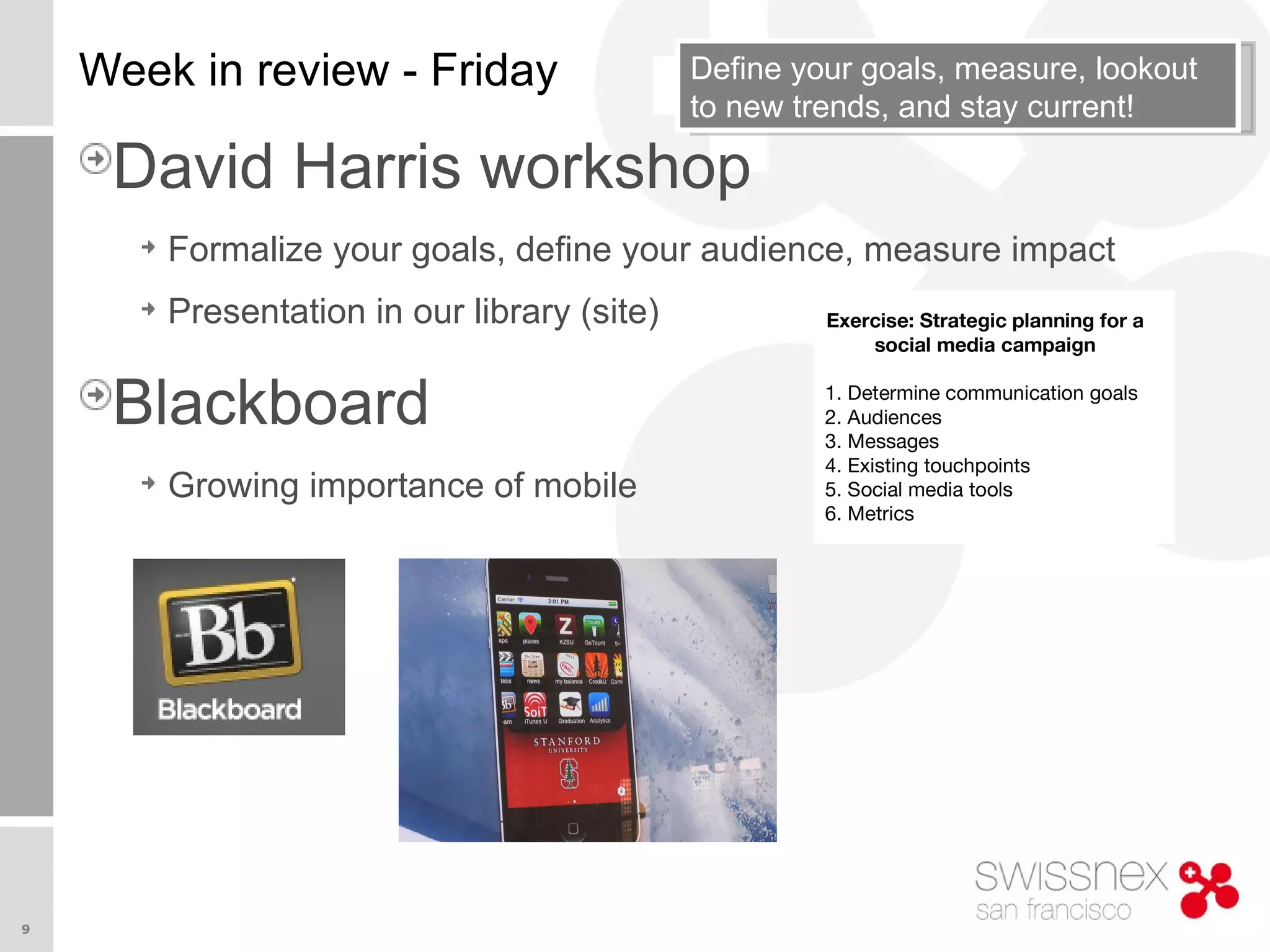03. Friday - Study Tour presentation | PPT