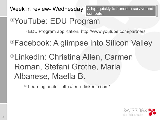 03. Friday - Study Tour presentation | PPT